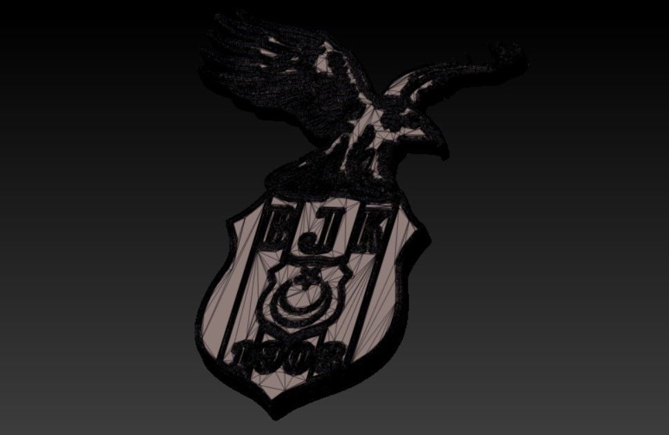 Logo Besiktas Football Club 3D model 3D printable | CGTrader