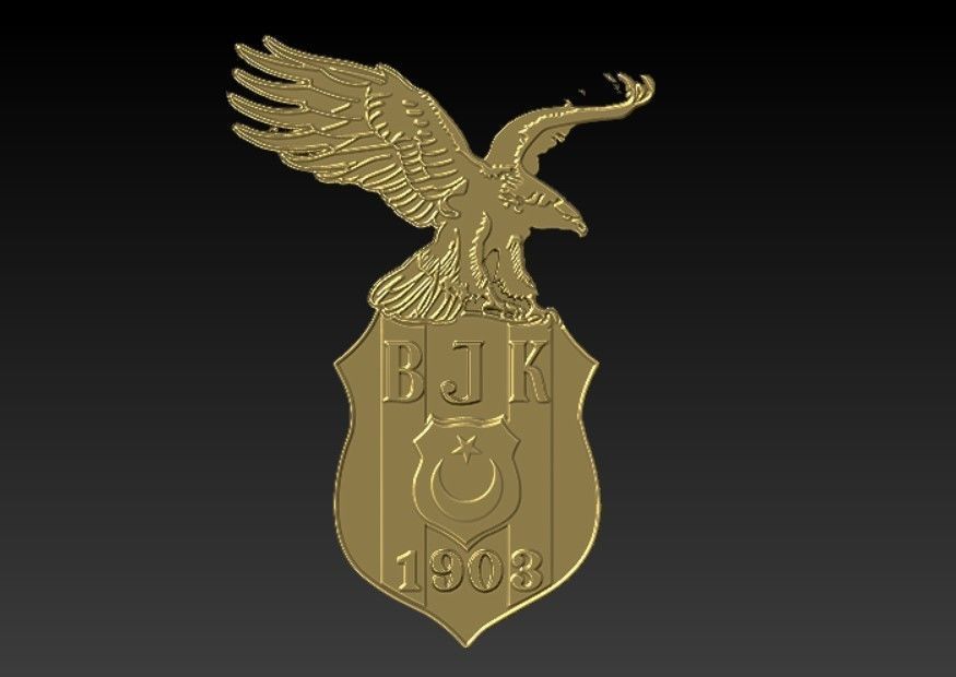 Logo Besiktas Football Club 3D model 3D printable | CGTrader