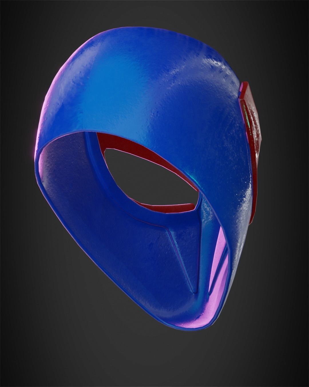 SpiderMan 2099 faceshell for Cosplay 3D model 3D printable | CGTrader