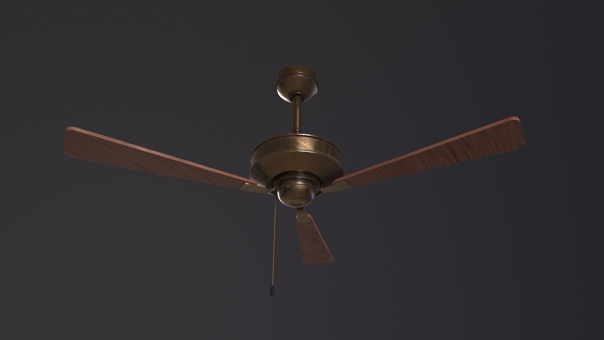 3D model Retro Ceilling Fan 3D Model VR / AR / low-poly | CGTrader