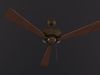 3D model Retro Ceilling Fan 3D Model VR / AR / low-poly | CGTrader