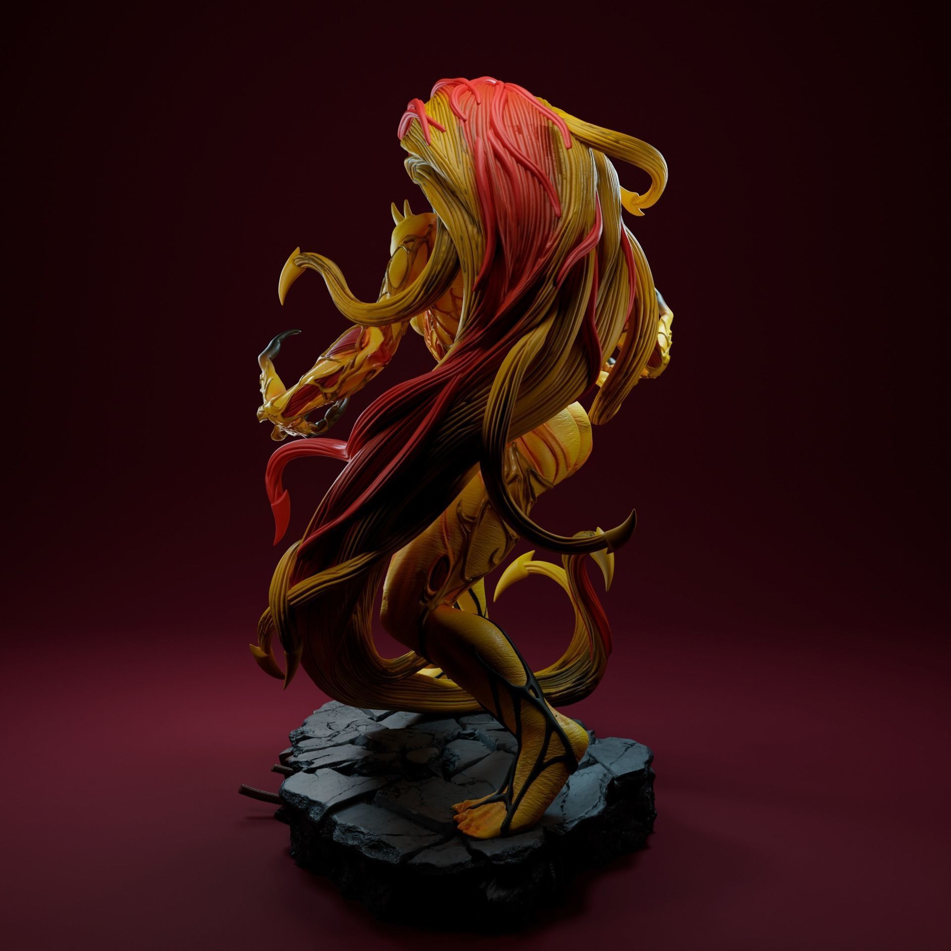 Scream marvel statue 3D model 3D printable | CGTrader