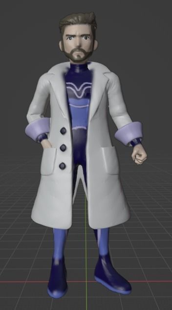 Professor Turo 3D model 3D printable | CGTrader