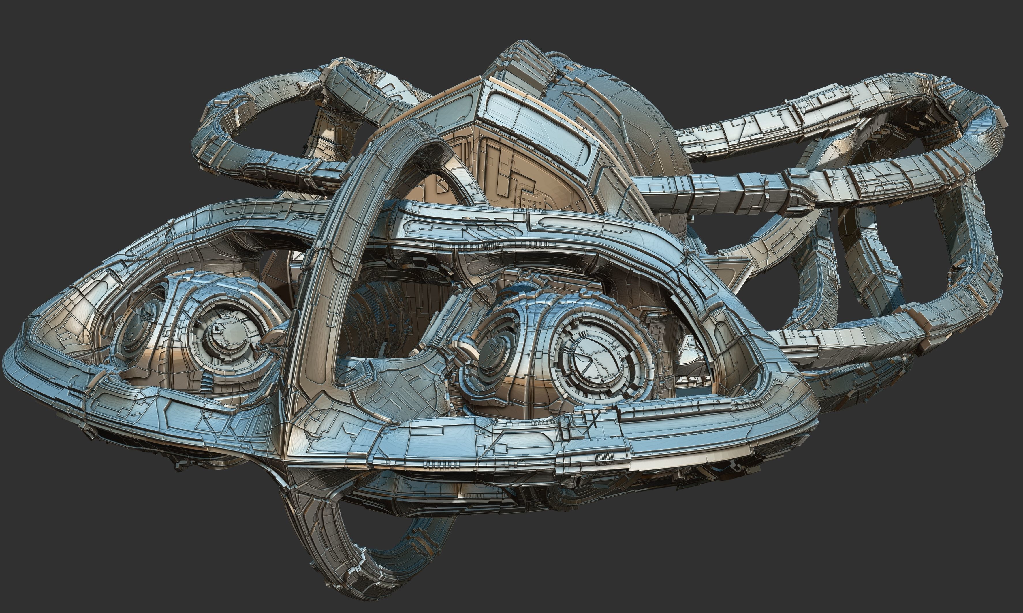space equipment node 00205 3D model | CGTrader