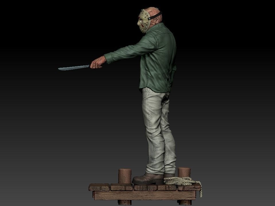 Jason Voorhees 3D model 3D printable | CGTrader