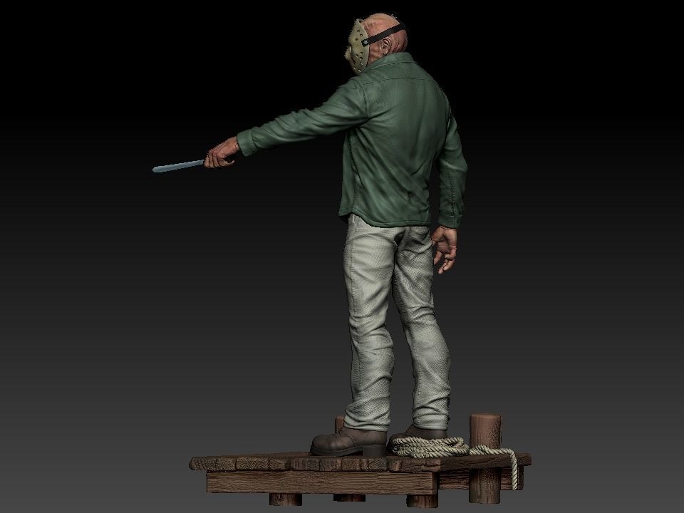 Jason Voorhees 3D model 3D printable | CGTrader