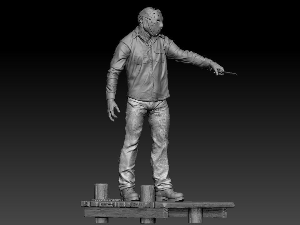 Jason Voorhees 3D model 3D printable | CGTrader