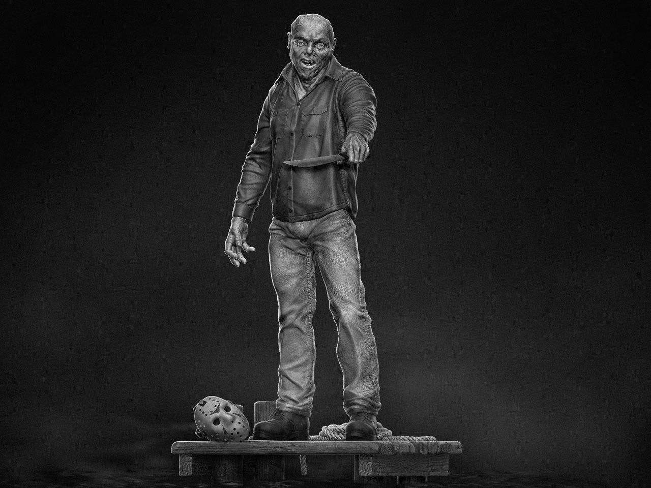 Jason Voorhees 3D model 3D printable | CGTrader