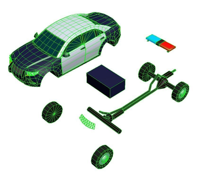 3D model Police car Hypercasual VR / AR / low-poly | CGTrader