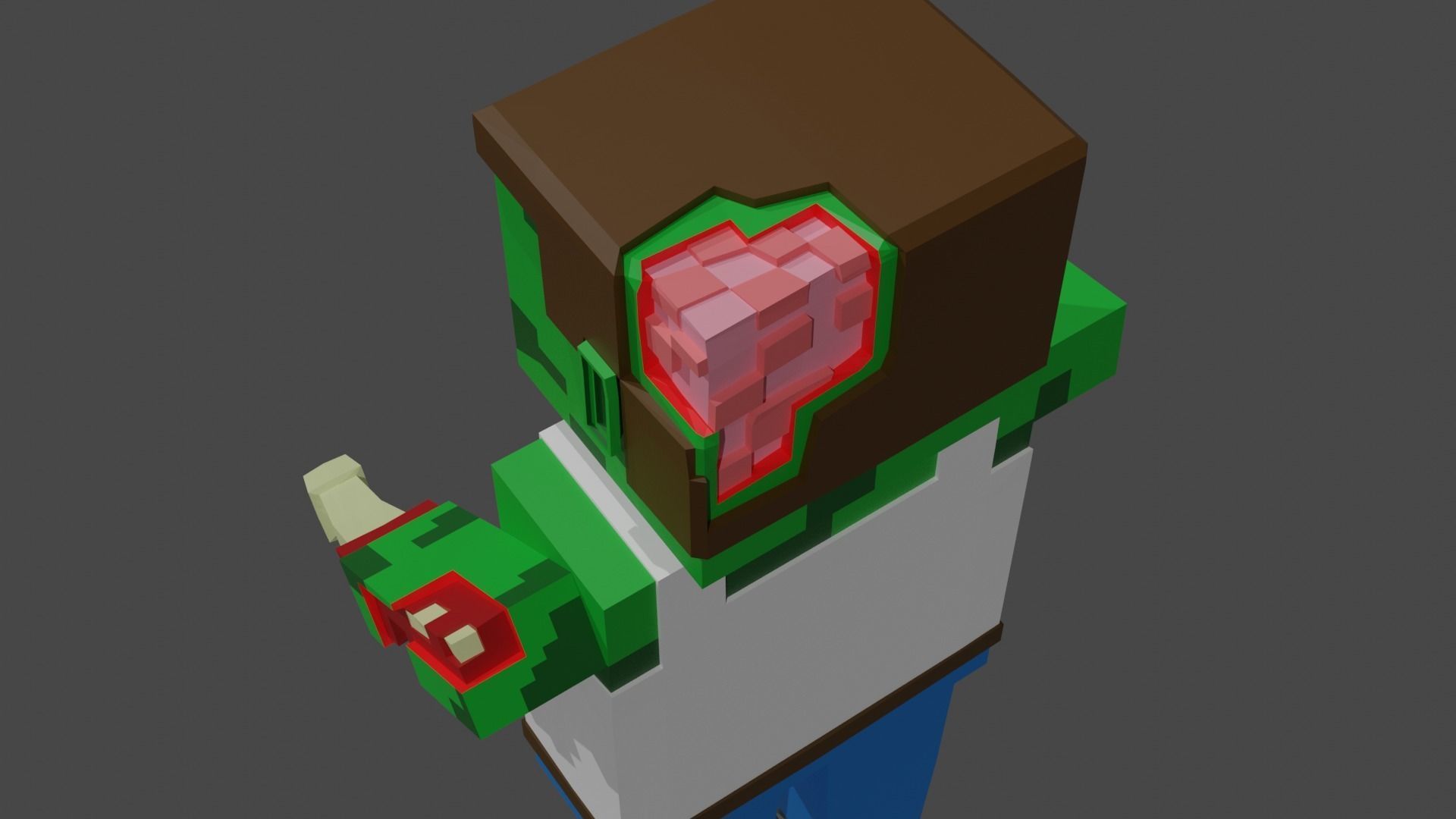 Zombie character Low Poly free VR / AR / low-poly 3D model | CGTrader