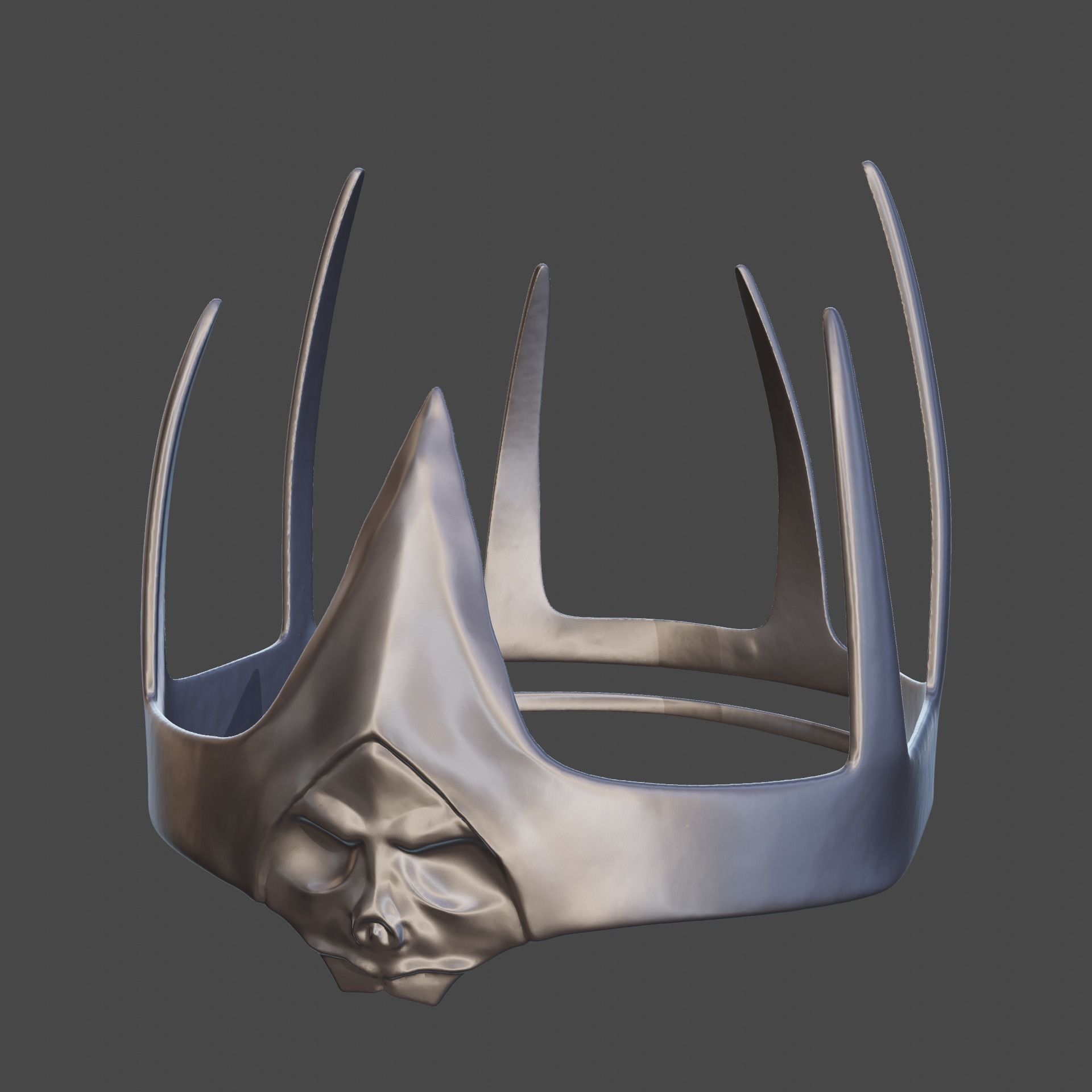 DIABLO NECROMANCER CROWN COSPLAY 3D model 3D printable | CGTrader