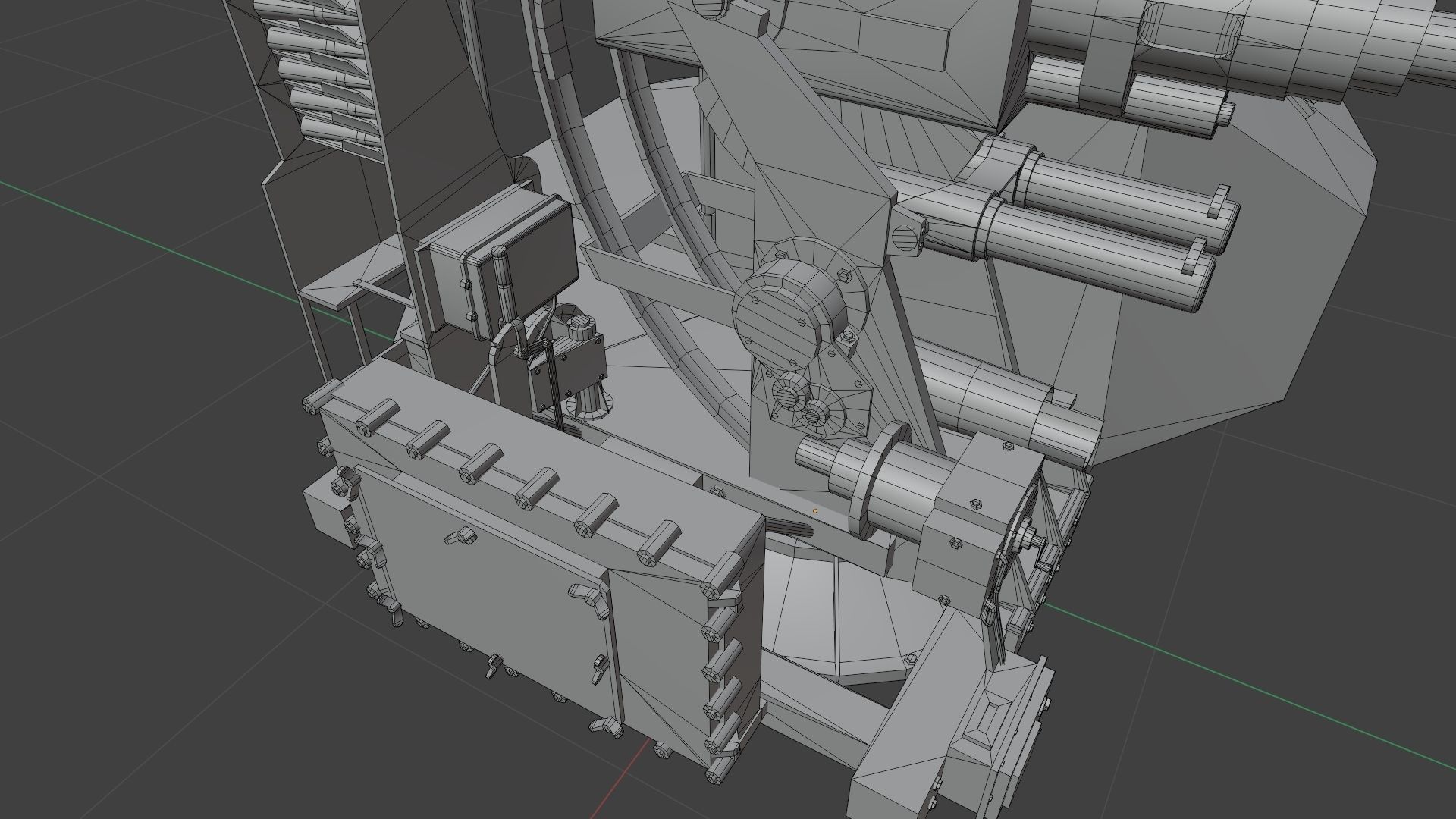 3D model HN Bofors 40mm 1x1 VR / AR / low-poly | CGTrader
