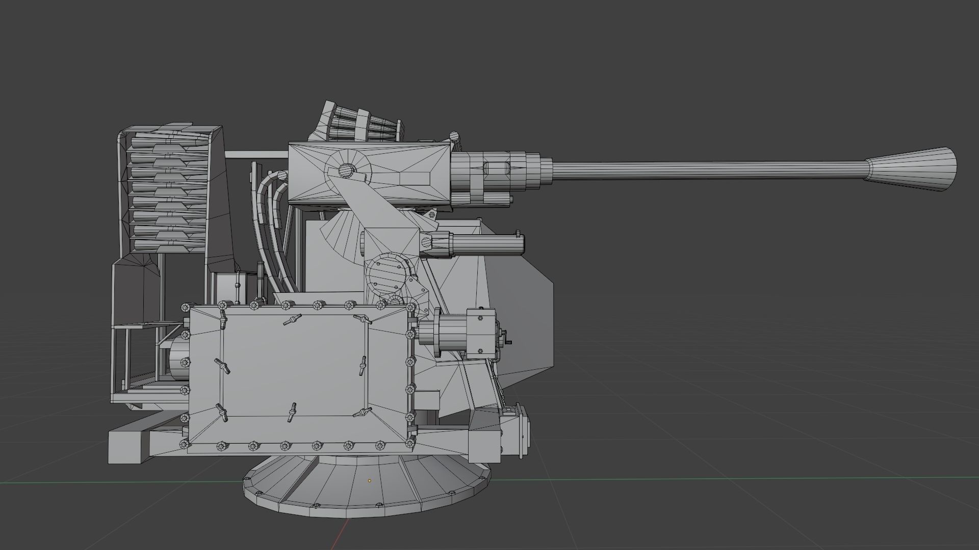 3D model HN Bofors 40mm 1x1 VR / AR / low-poly | CGTrader
