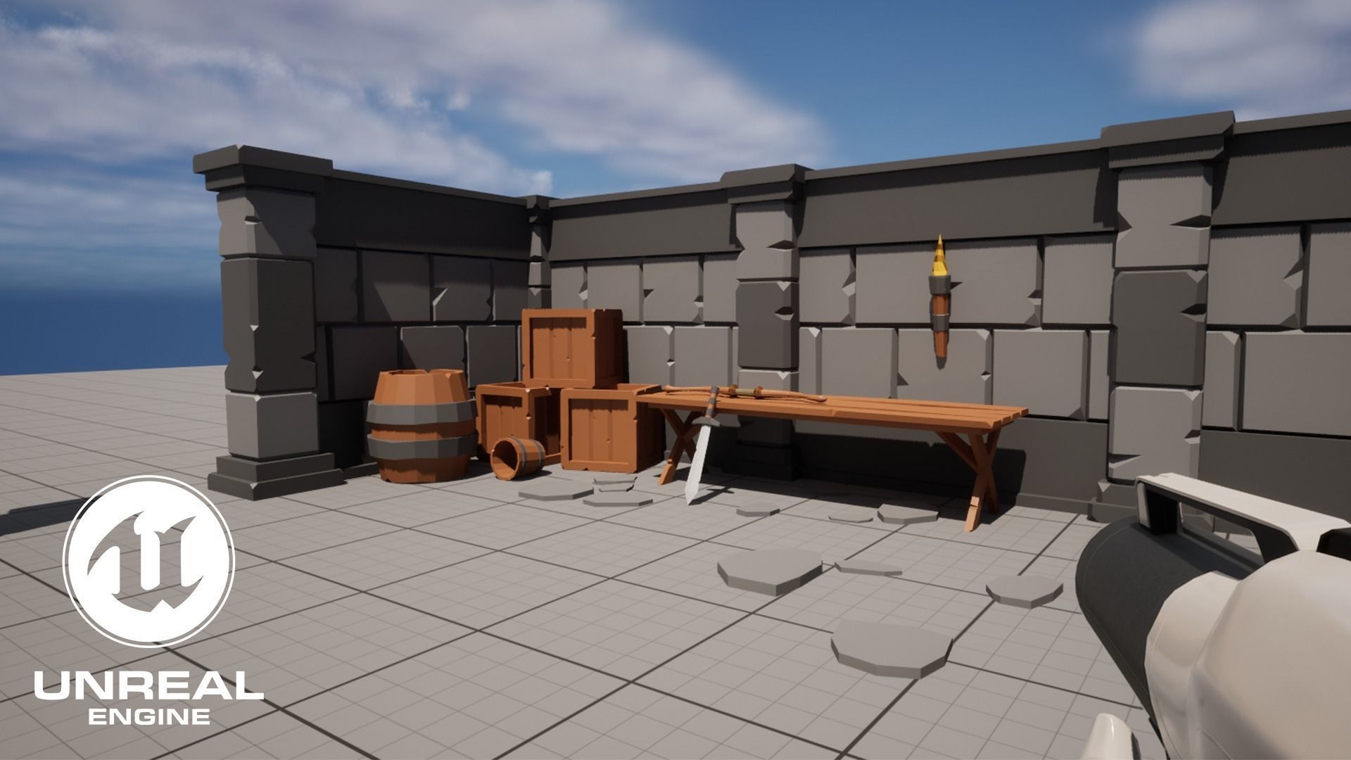 3D model Game Assets - Dungeon low-poly 3d Model game ready Collection ...