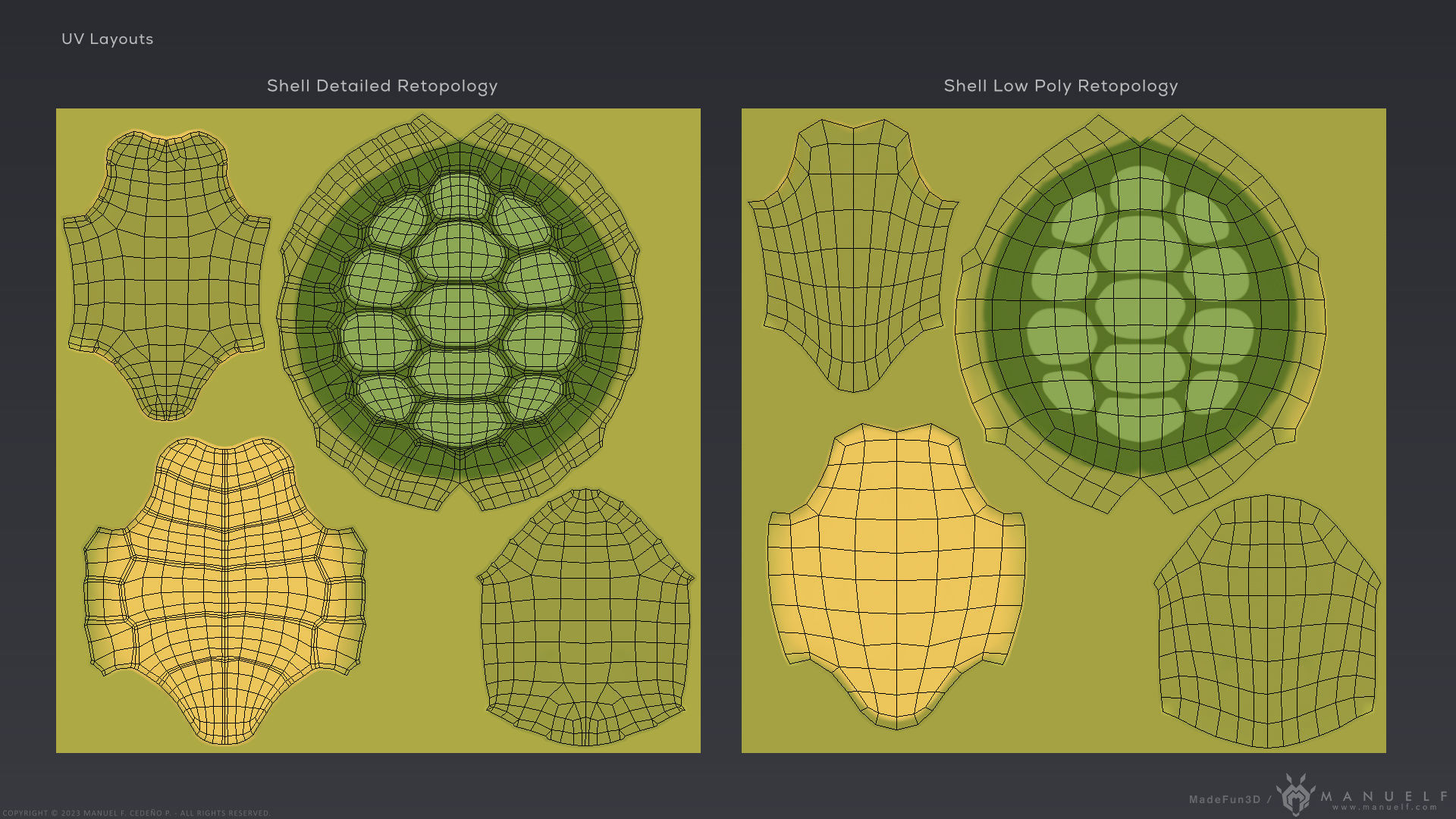 Stylized Cartoon Turtle Shell 3D model | CGTrader
