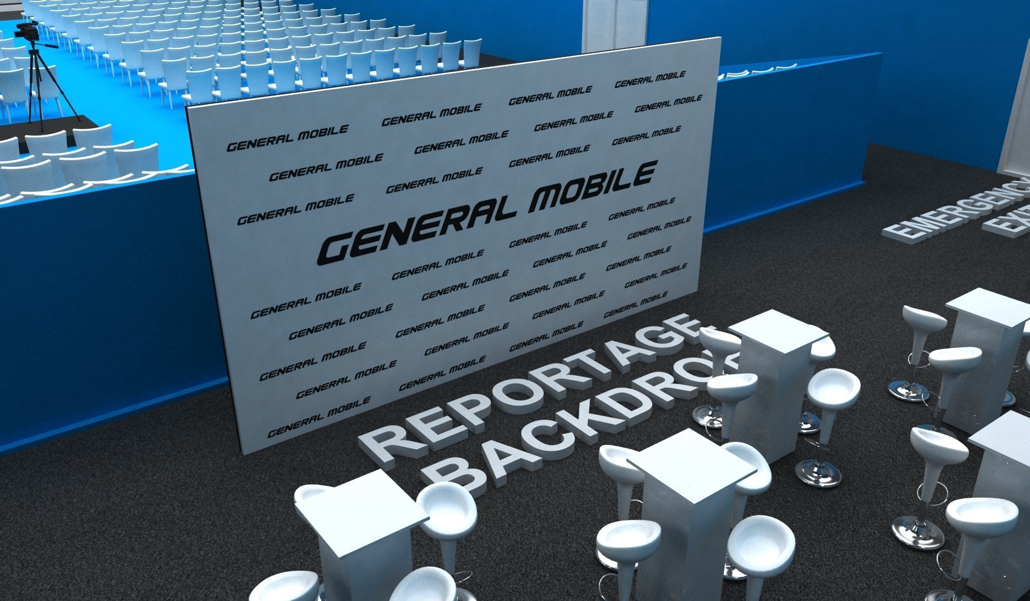 Big Tent Factory Opening Ceremony 3D model | CGTrader