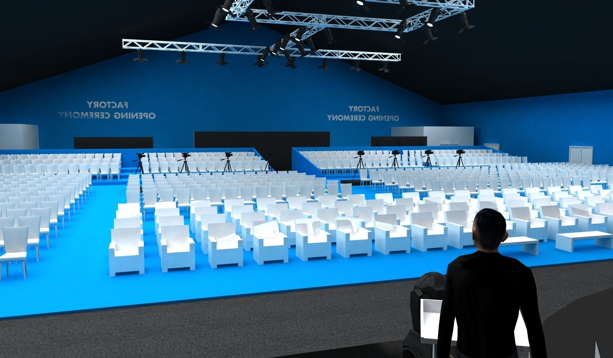 Big Tent Factory Opening Ceremony 3D model | CGTrader