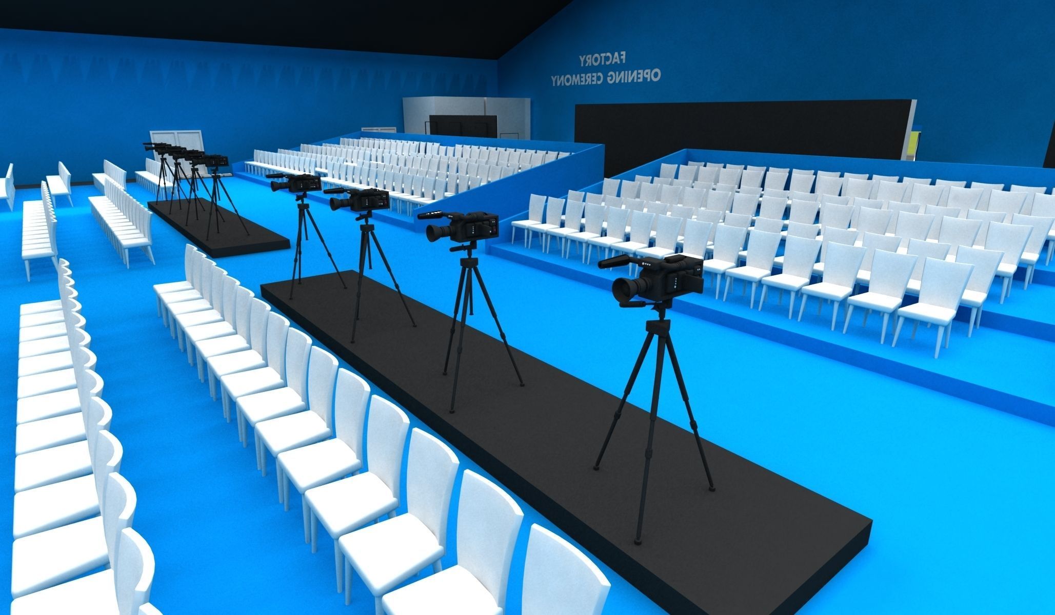 Big Tent Factory Opening Ceremony 3D model | CGTrader