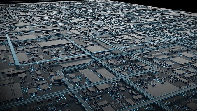 circuit board 3D model | CGTrader