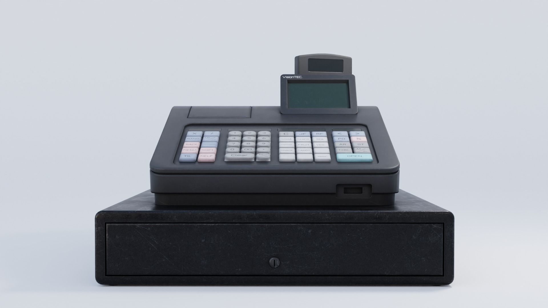 3D model Cash Register 4K and 2K VR / AR / low-poly | CGTrader