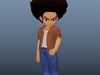 3D model Boondocks - Huey Freeman - Handpainted VR / AR / low-poly ...