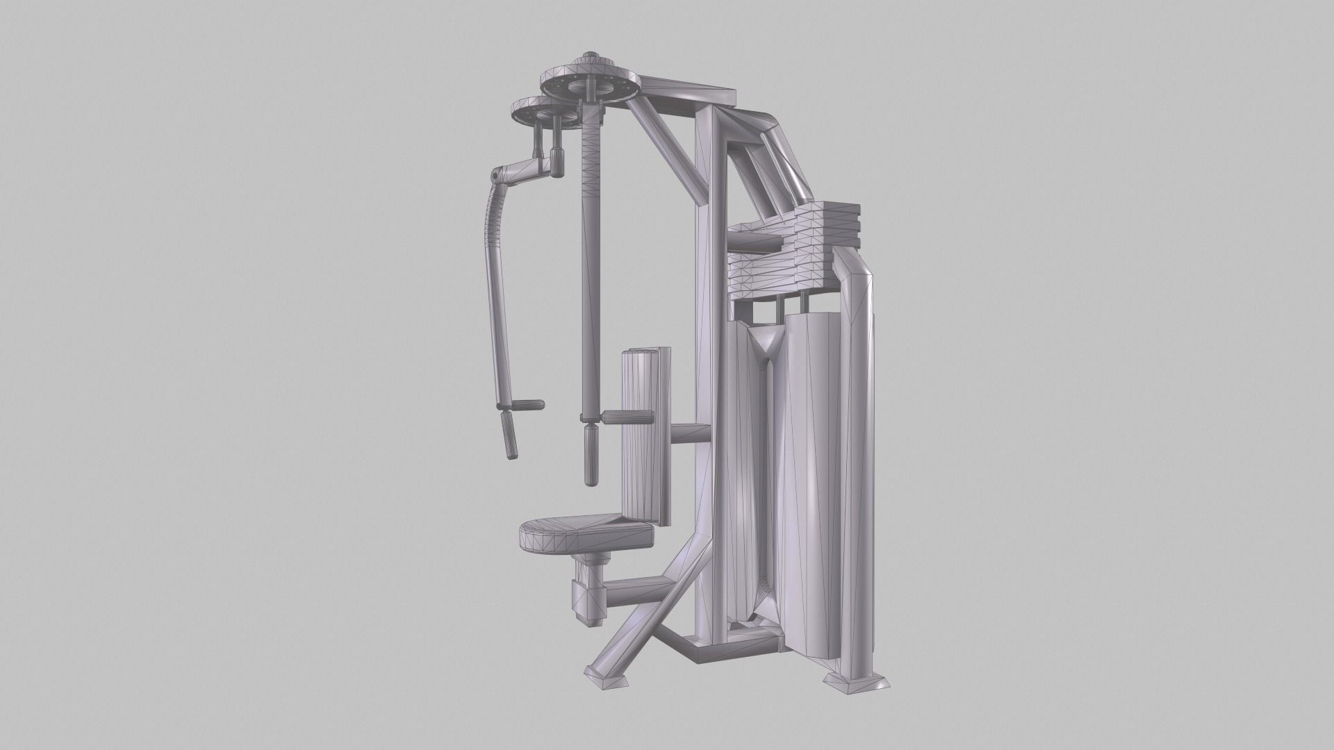 Pec Deck Fly Machine 3D model | CGTrader