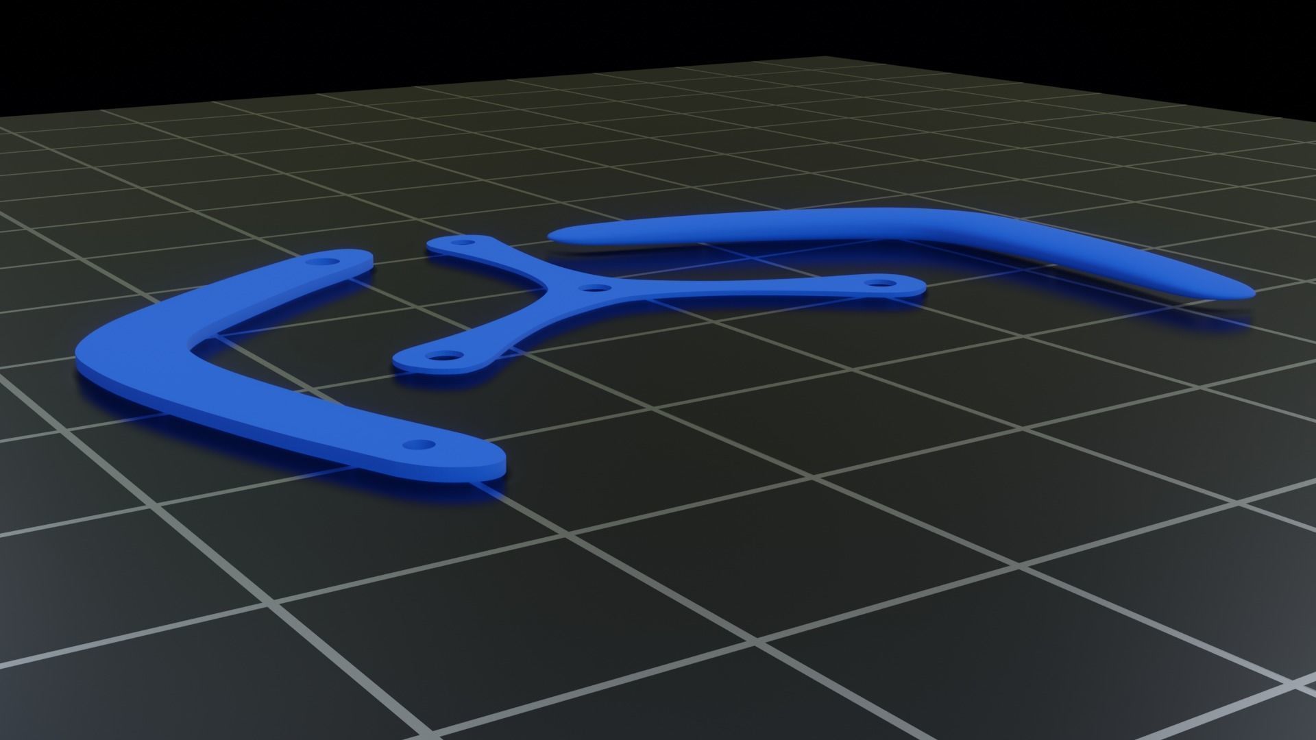 boomerang 3D model 3D printable | CGTrader