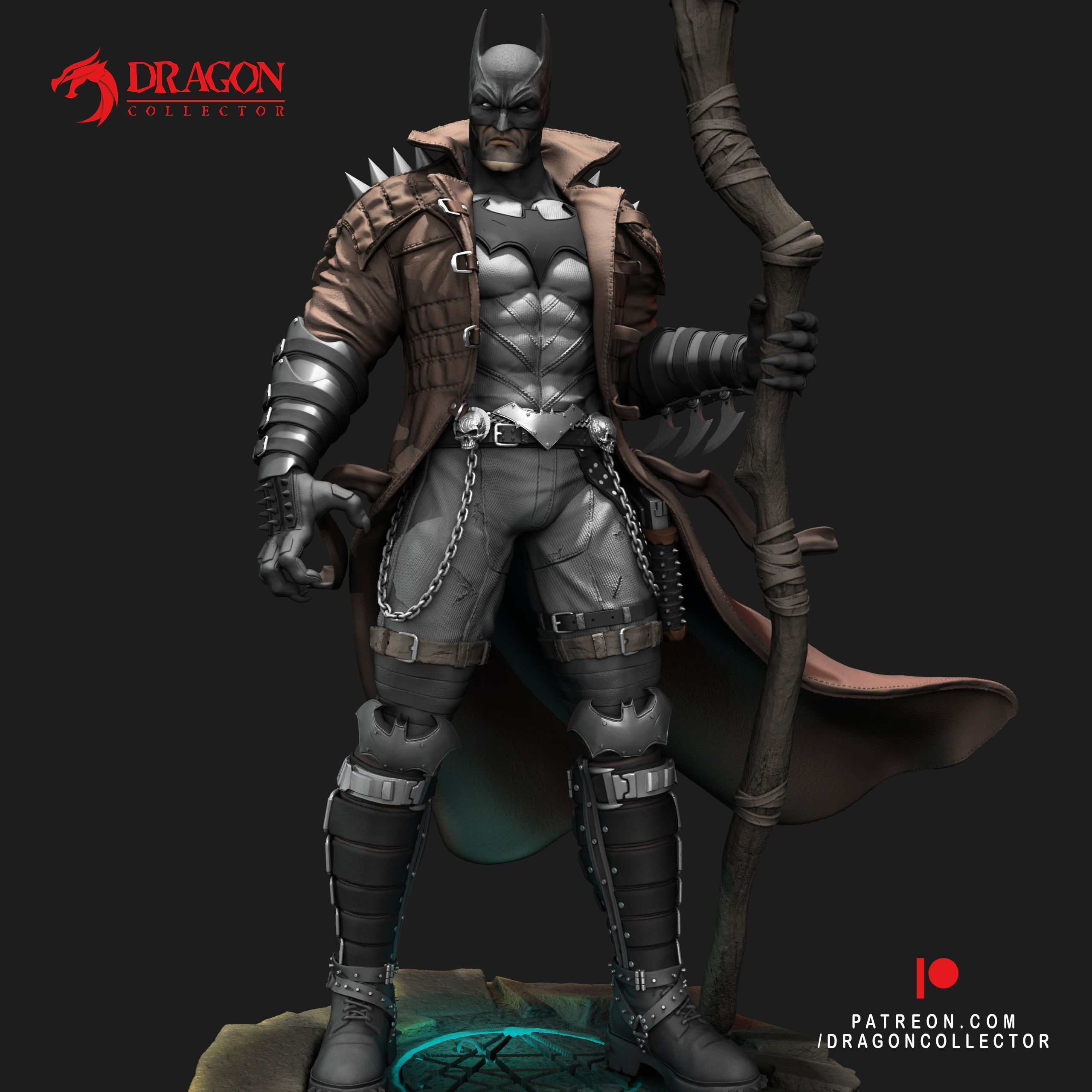 BATMAN - LORD OF DEATH 3D model 3D printable | CGTrader