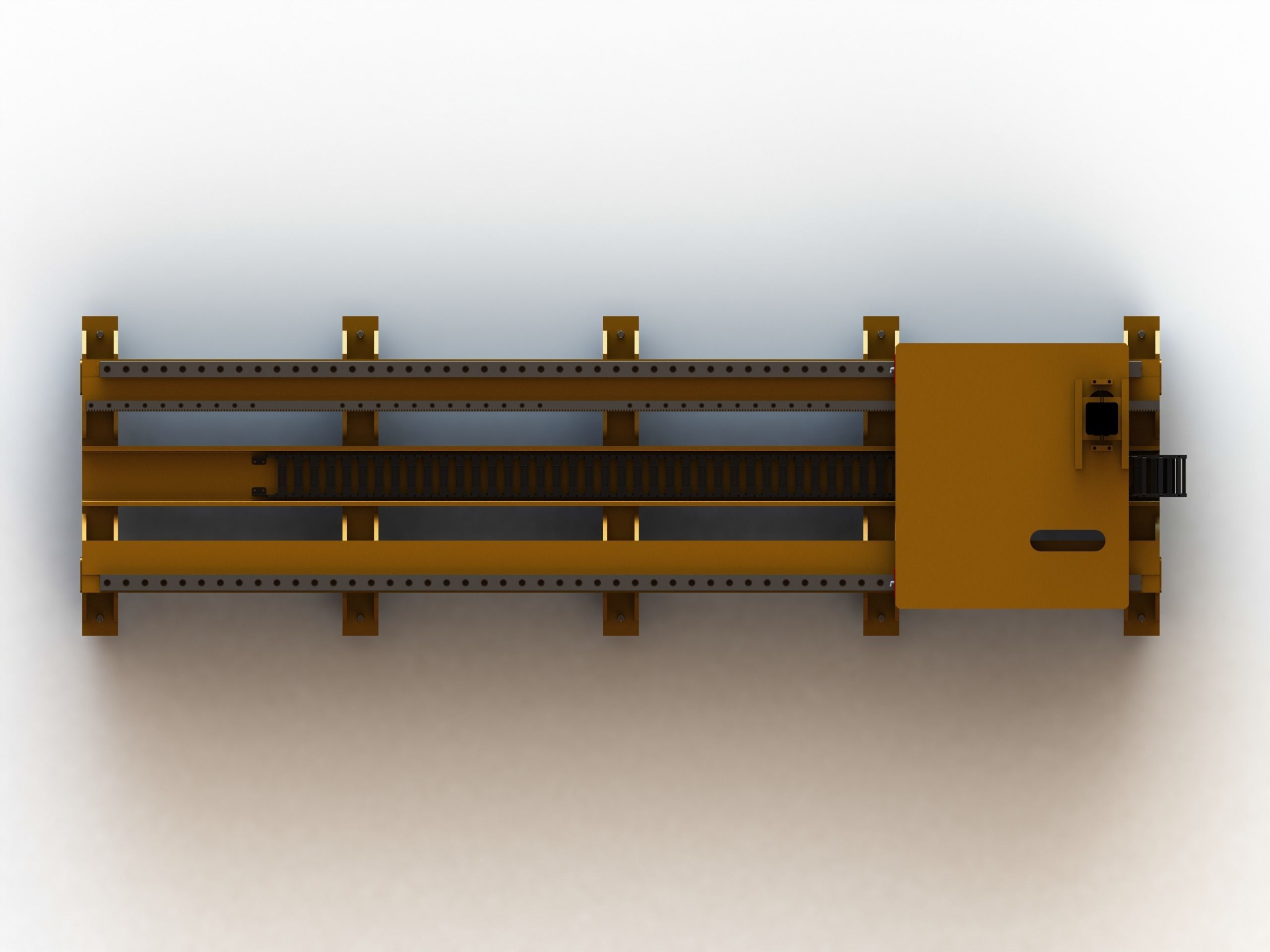 Custom Linear Transfer Shuttle 3D model rigged | CGTrader