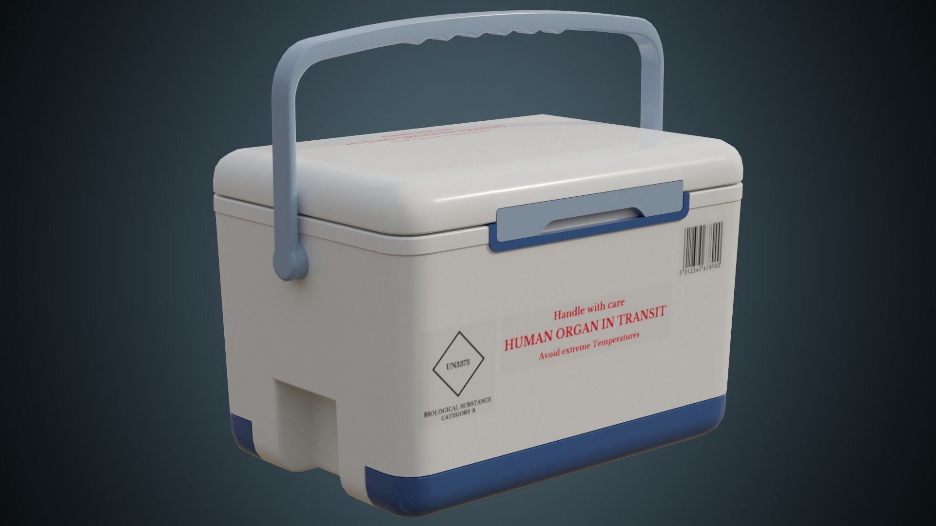 3D model Organ Transplant Cooler 1A VR / AR / low-poly | CGTrader
