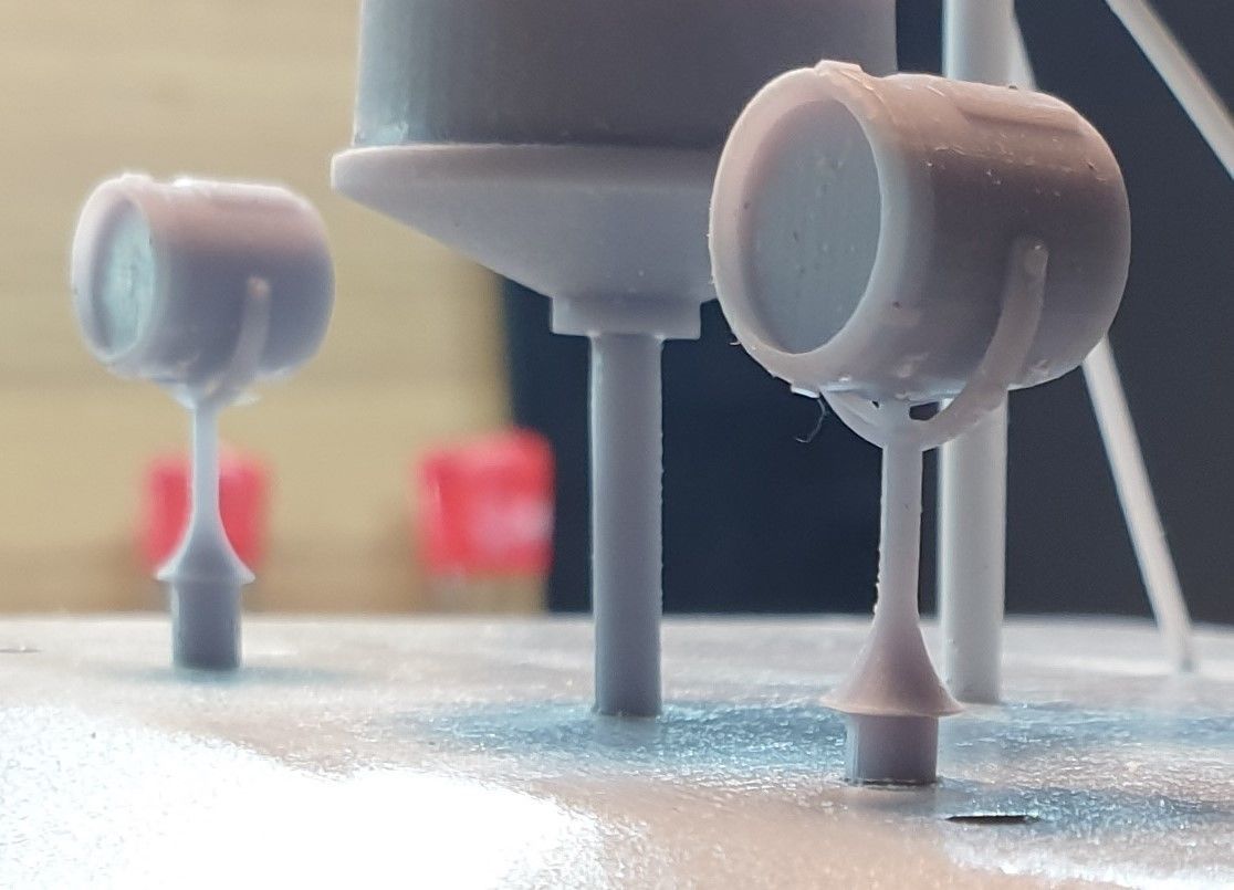 Marin Searchlights for ship models 3D model 3D printable | CGTrader