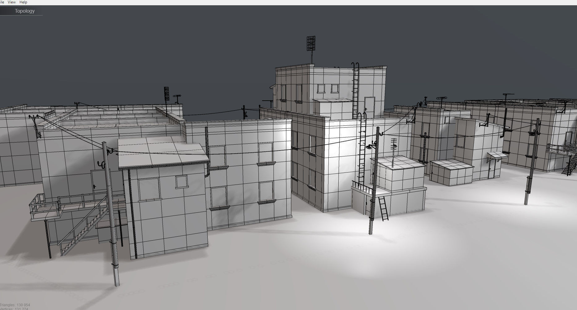 3D model kitbash set VR / AR / low-poly | CGTrader
