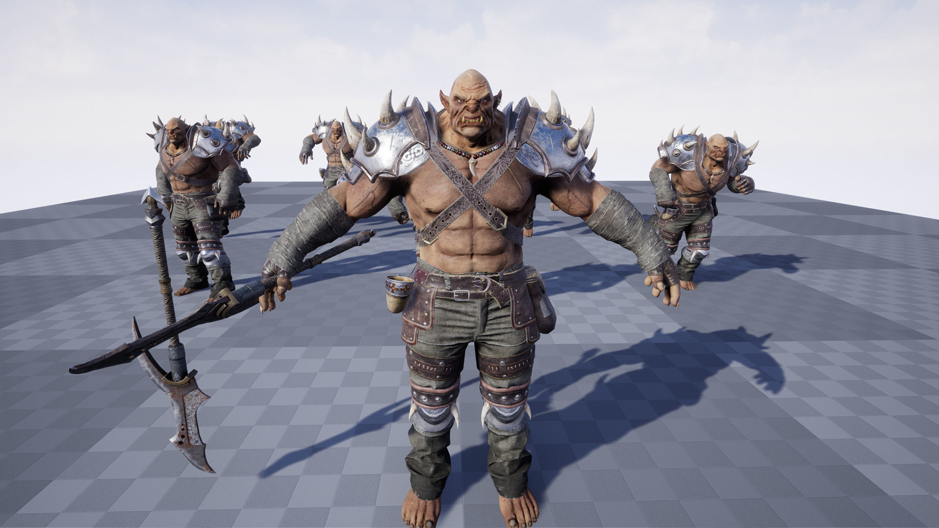3D model Orc Warrior VR / AR / low-poly | CGTrader