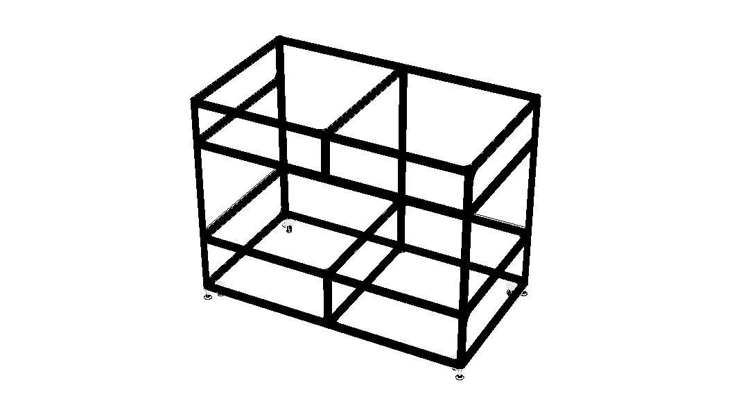 Aluminum Machine Structure - Large Size 3D model rigged | CGTrader