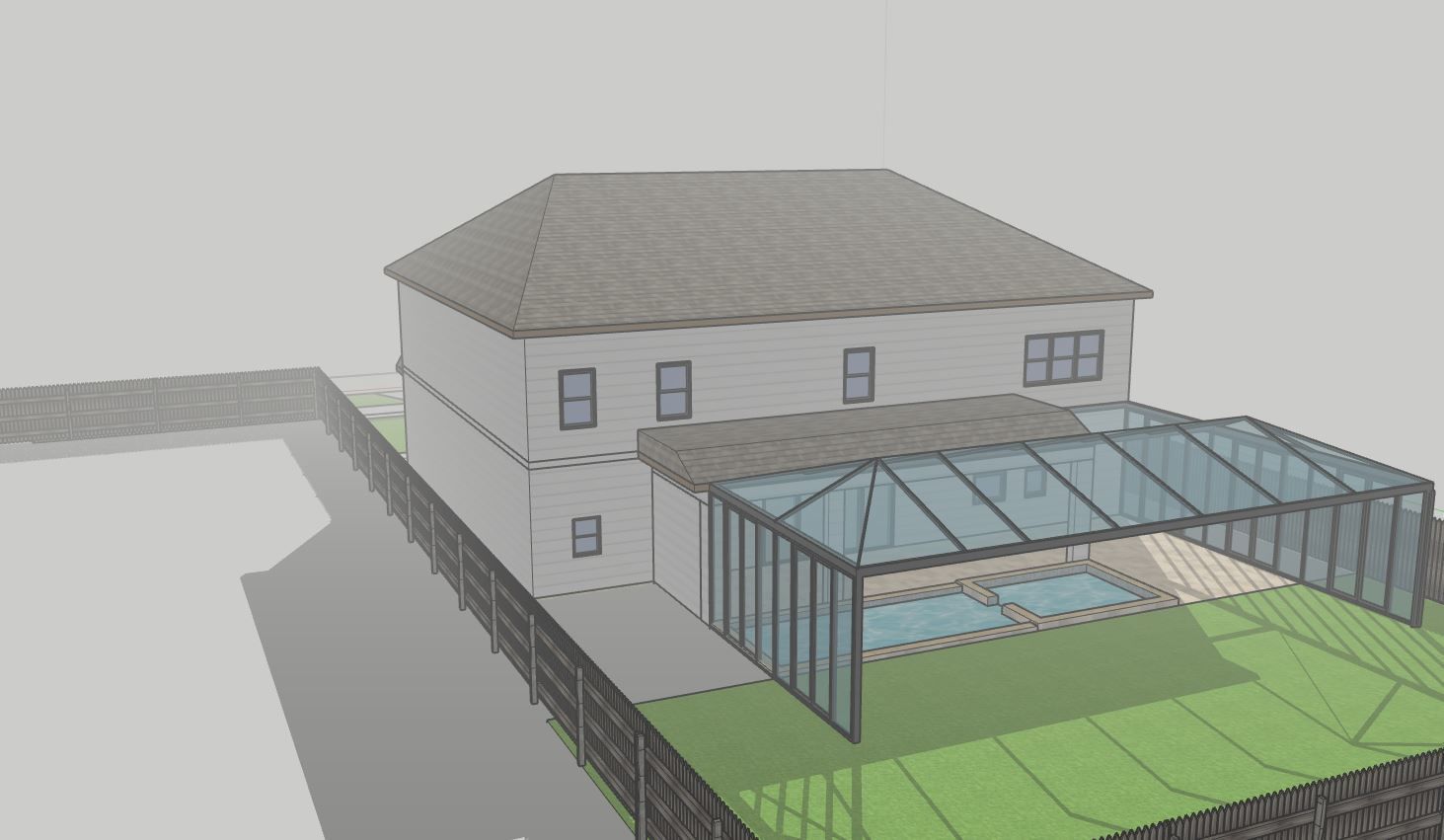 House with Swimming pool 3D model 3D model 3D model | CGTrader