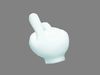 3D model Cartoon white hand - click VR / AR / low-poly | CGTrader