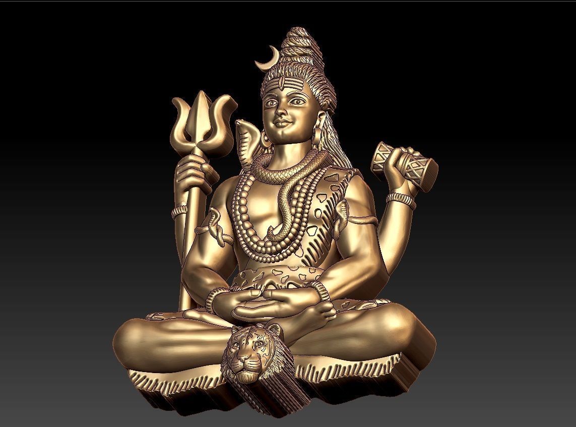 LORD SIVA PENDENT 3D model 3D printable | CGTrader