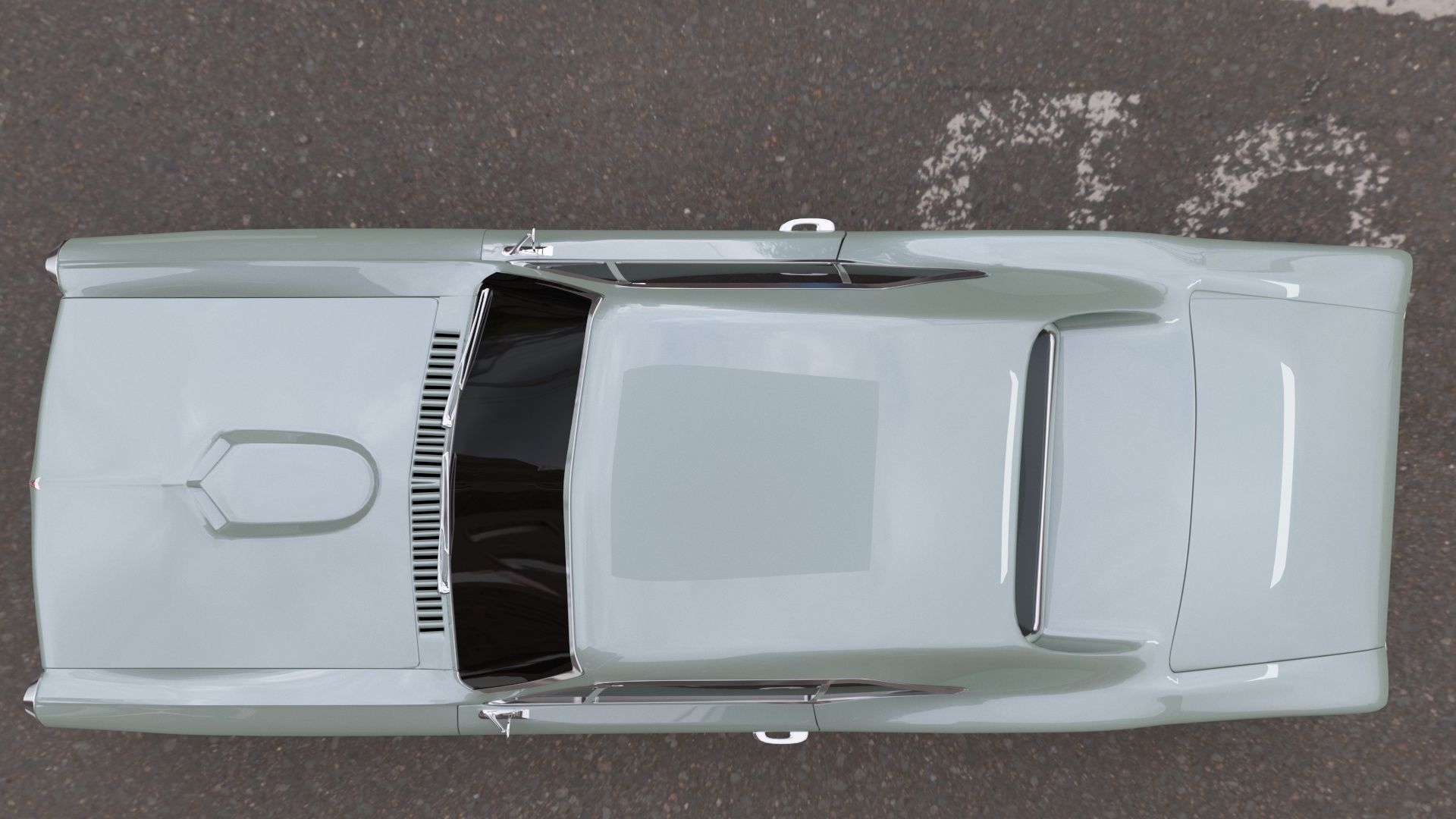 Pontiac-GTO 1967 3D model animated | CGTrader