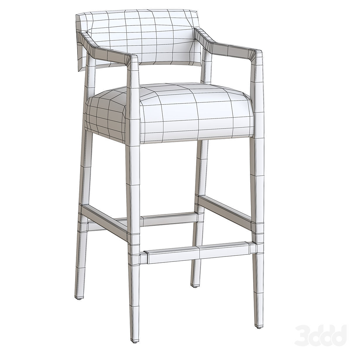 Keagan barstool 3D model | CGTrader