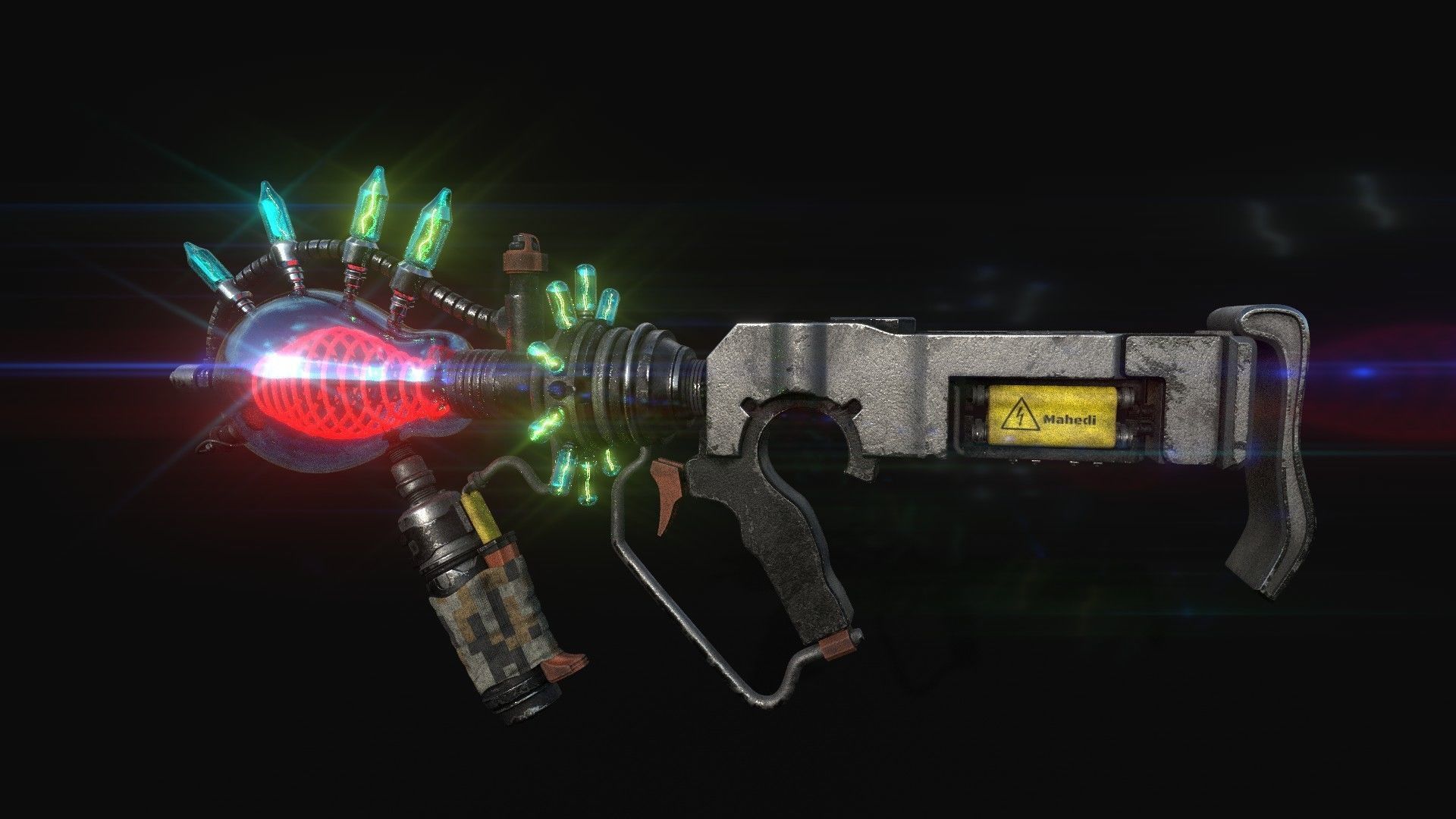 Mad Science Gun 3D model | CGTrader