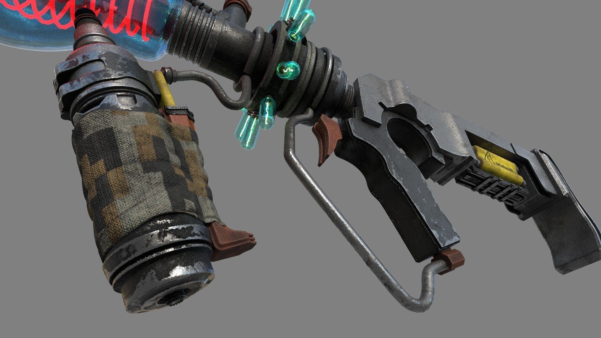 Mad Science Gun 3D model | CGTrader