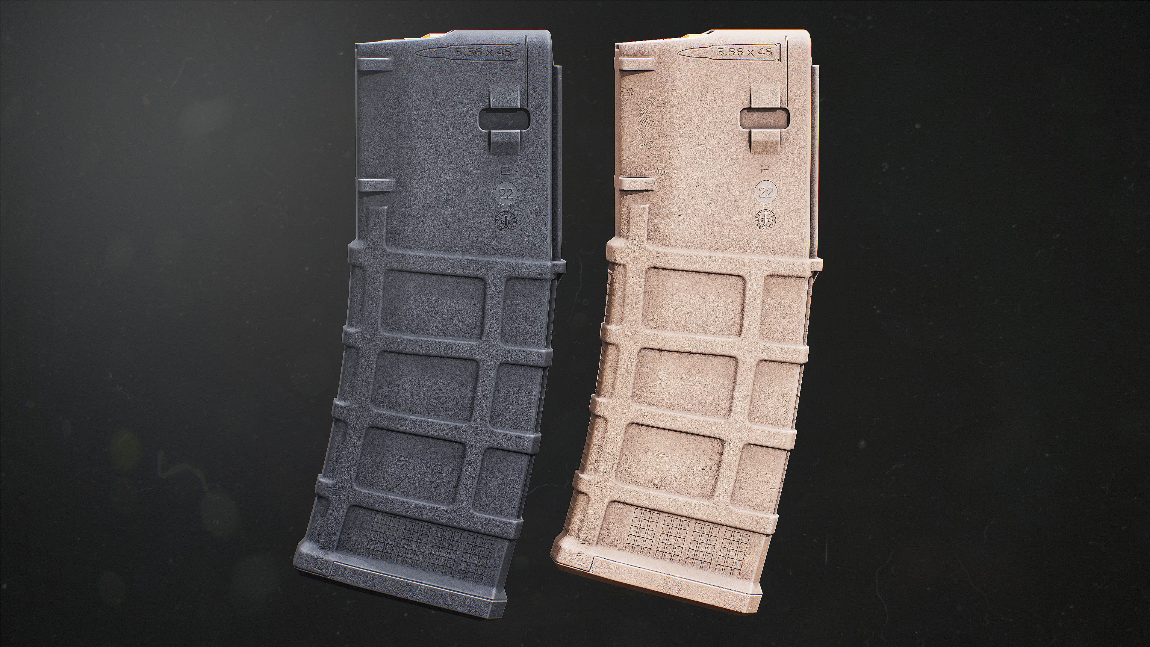 3D model Magpul Pmag Magazine For AR-M4 VR / AR / low-poly | CGTrader