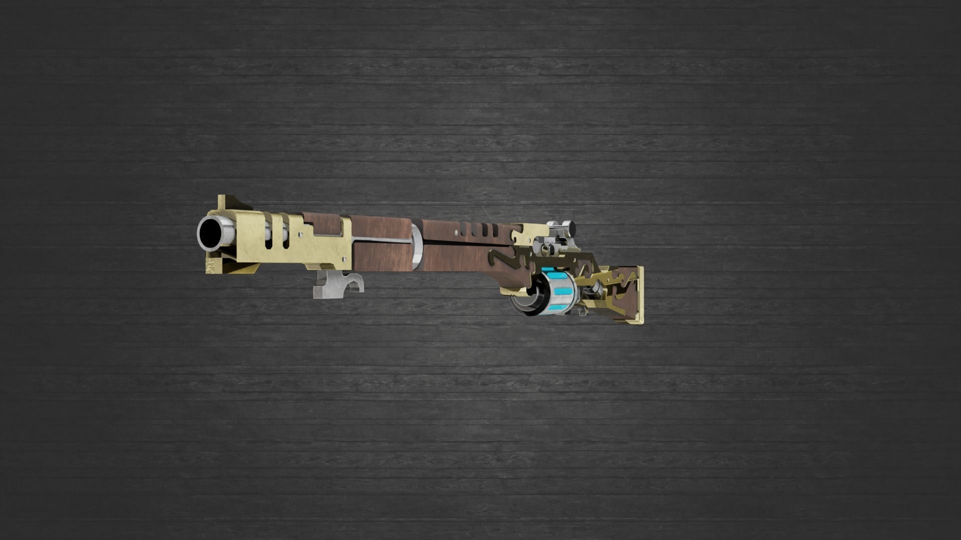 3D model Galvanic Rifle VR / AR / low-poly | CGTrader