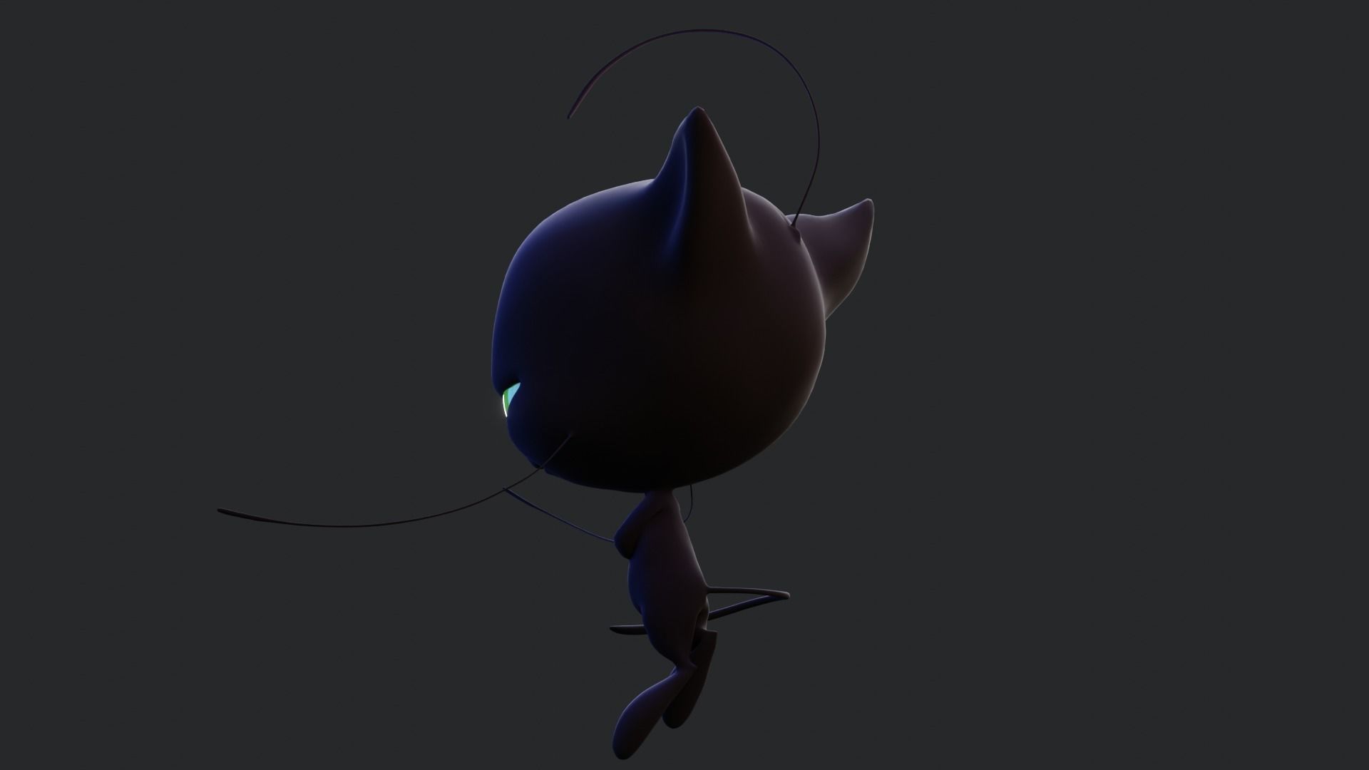3D model Plagg - Kwami Rigged 3D Model for Blender VR / AR / low-poly ...