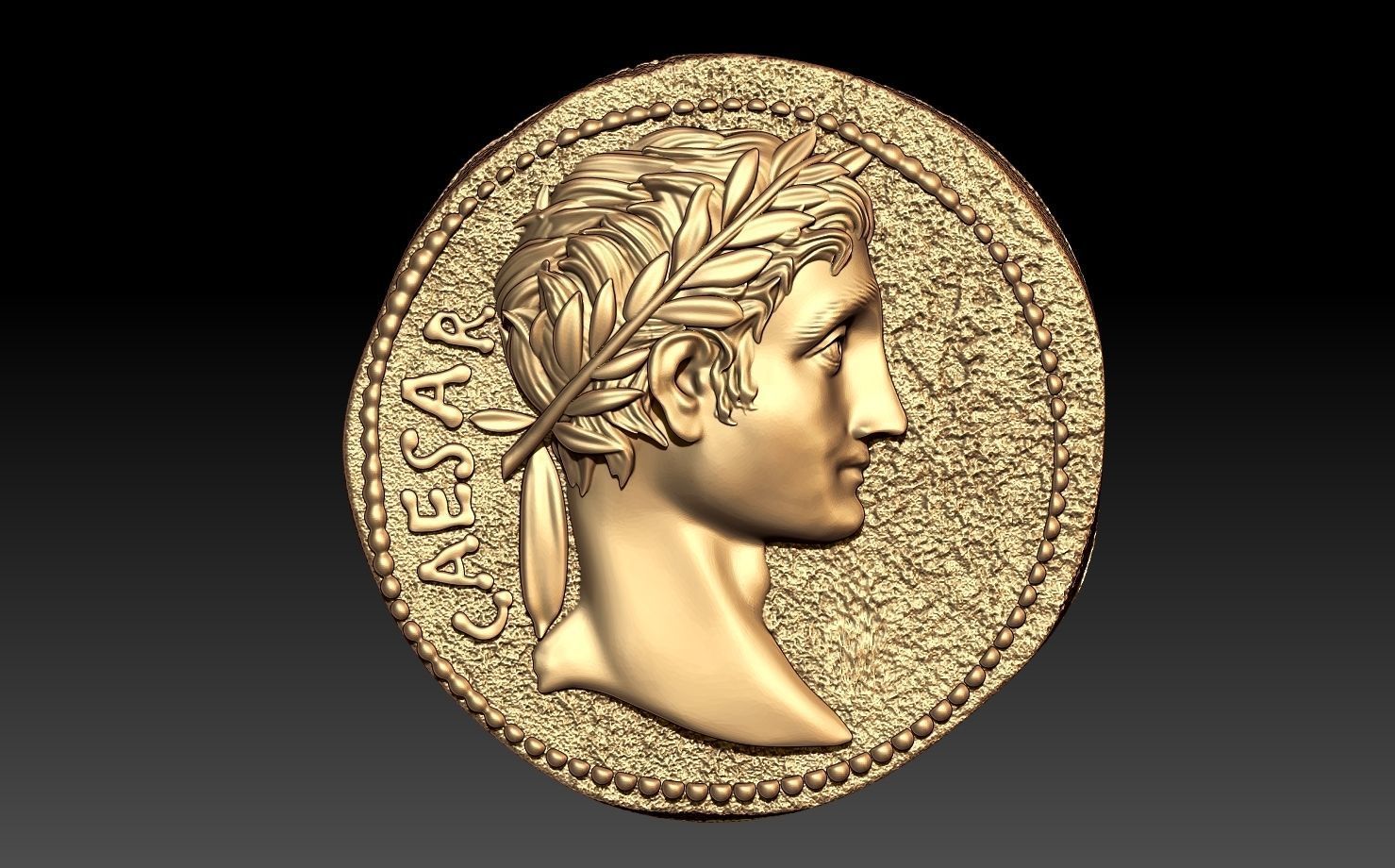 CAESAR COIN 3D model 3D printable | CGTrader