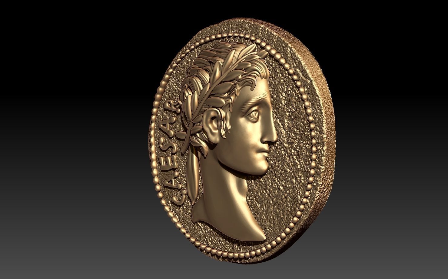 CAESAR COIN 3D model 3D printable | CGTrader
