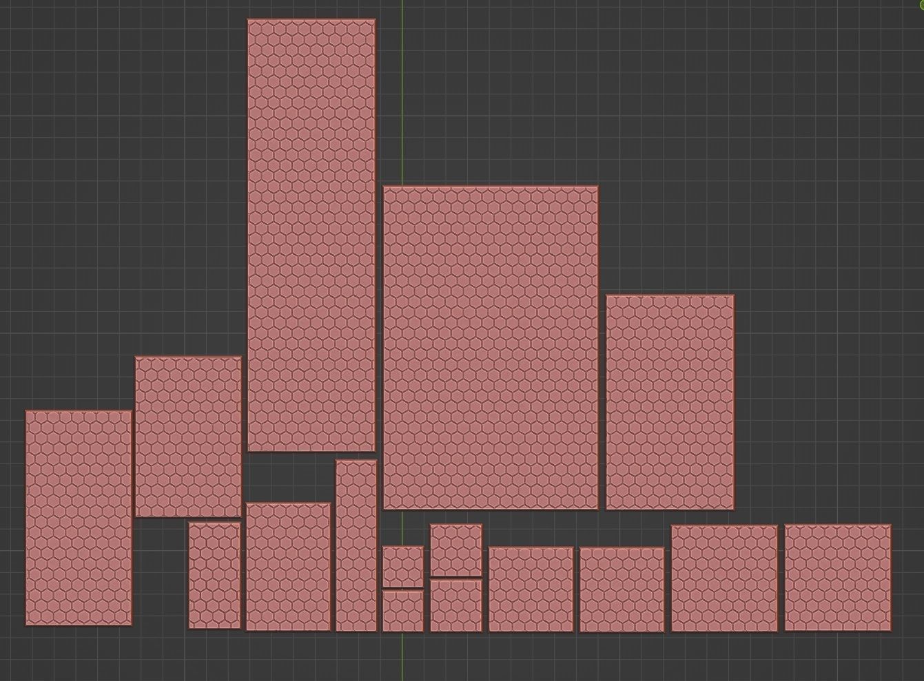 HD Base Set 8 - Hex Grid 3D model 3D printable | CGTrader