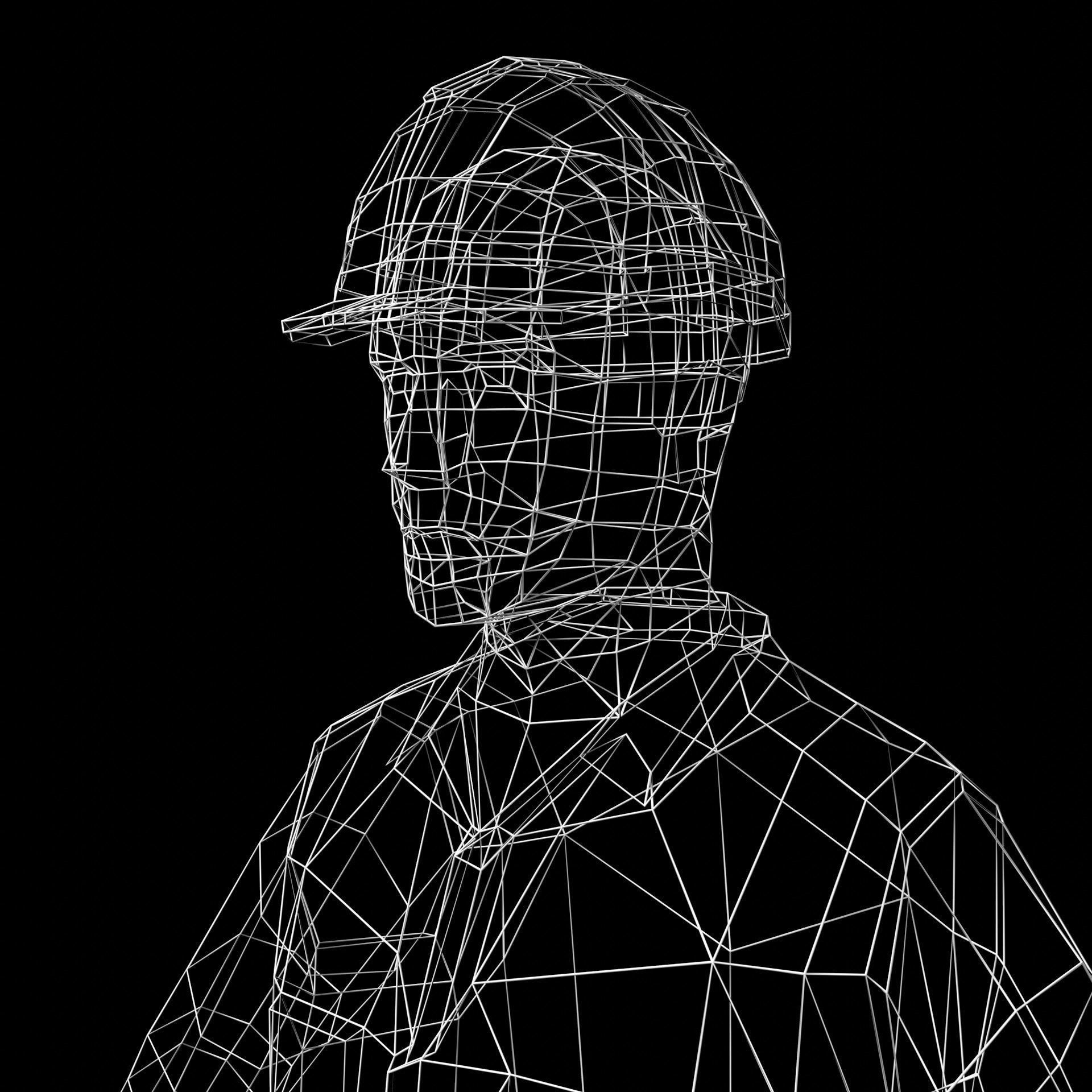 3D model Lowpoly Male Engineer VR / AR / low-poly | CGTrader