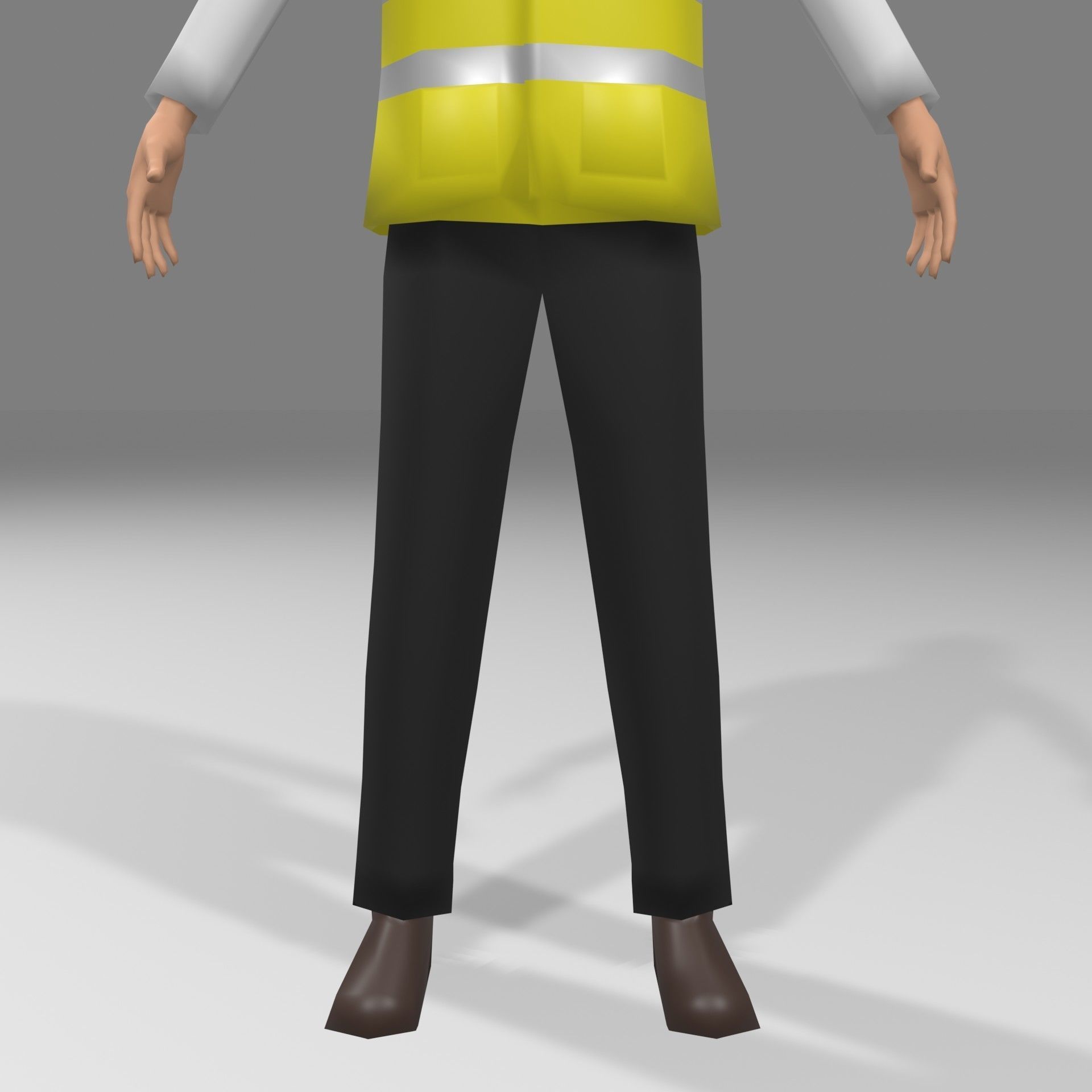 3D model Lowpoly Male Engineer VR / AR / low-poly | CGTrader