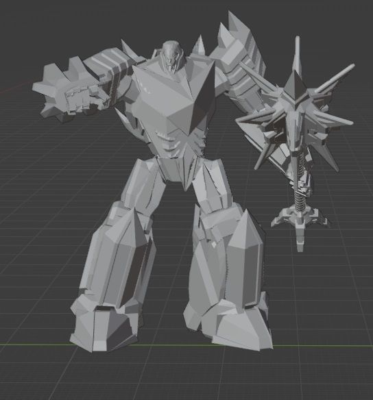 Megatron FOC 3 3D model 3D printable | CGTrader